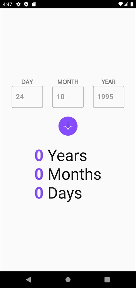 GitHub DavidRaveloU Age Calculator Flutter Simple Age Calculator App