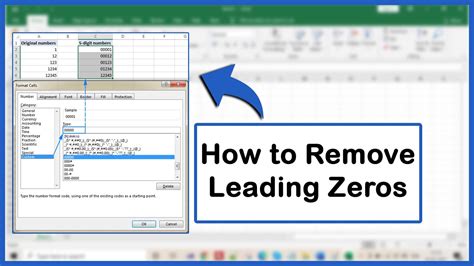How To Remove Leading Zeros In Excel Remove Leading Zeros In Excel