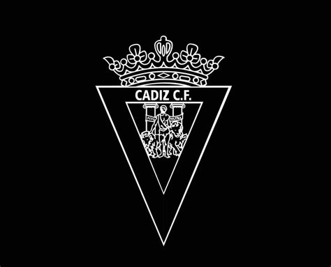 cadiz cf club logo símbolo blanco la liga España fútbol americano