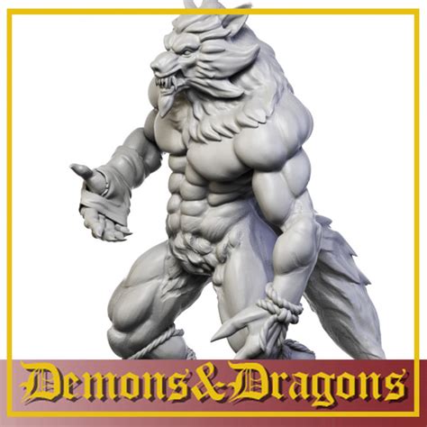 D Printable Werwolf By Mecha Factory