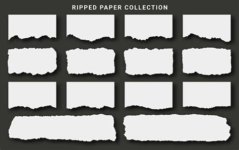 Ripped Paper Border Vector Free Infoupdate Org