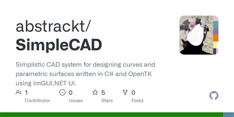 github abstrackt simplecad simplistic cad system for designing curves and parametric surfaces