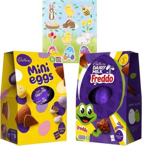 Cadbury Easter Eggs Bundle Mini Eggs Easter Medium Egg Dairy Milk