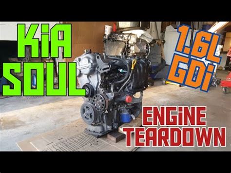 Kia Soul 1 6L Gdi Engine Teardown Cylinder Head Removal YouTube