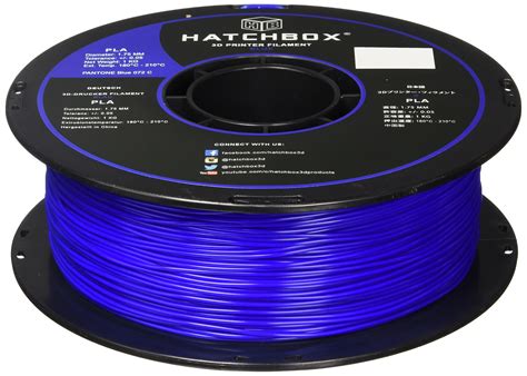 HATCHBOX 3D PLA 1KG1 75 BLU PLA 3D Printer Filament Dimensional