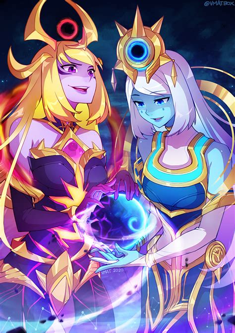 Lux Dark Cosmic Lux And Cosmic Lux League Of Legends Drawn By Vmat