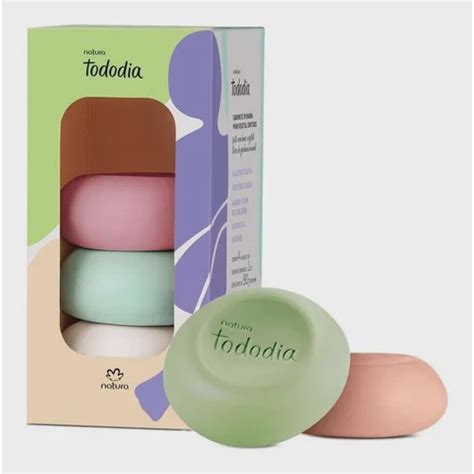 Presente Natura Tododia Sabonetes Sortidos CremosoEsfoliante Submarino