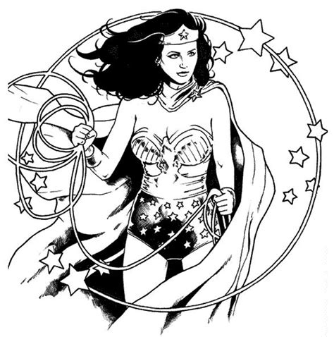 Dibujos De Wonder Woman Mujer Maravilla Para Colorear Colorear