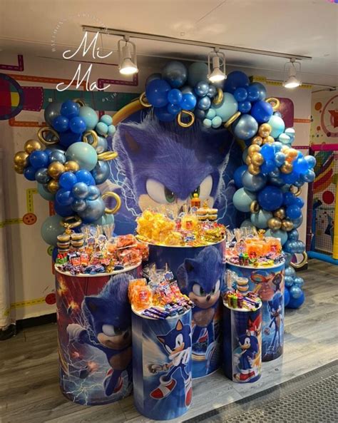 Fiesta de Sonic Decoraciones fondos dulceros pasteles y mucho más