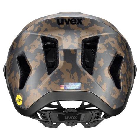 Uvex Renegade MIPS MTB Fahrrad Helm Matt Schwarz Braun 2024 Von Top