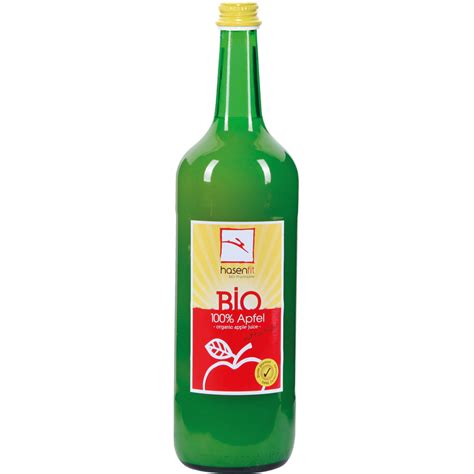 Transgourmet Österreich Hasenfit Apfel Naturtrüb Bio 1 l