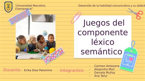 Calaméo Juegos del componente léxico semántico