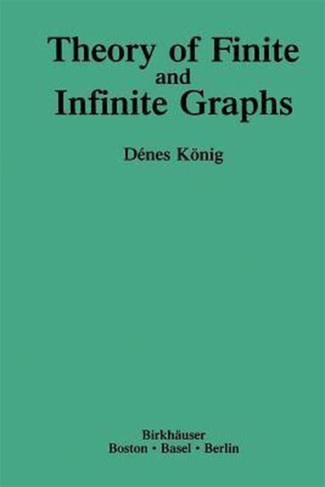 theory of finite and infinite graphs 9781468489736 denes koenig boeken