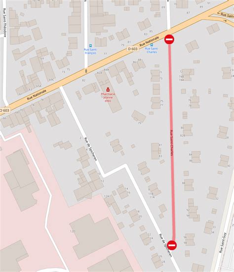 INFO TRAVAUX Rue Saint Charles Commune De STIRING WENDEL
