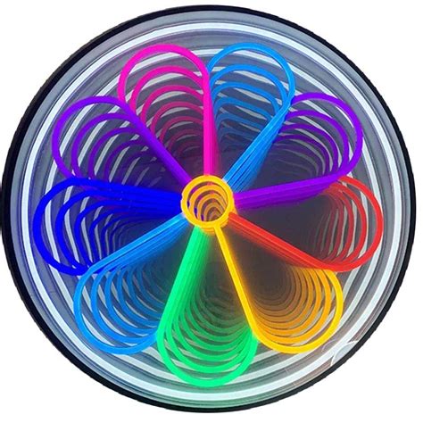 Neon Lights Thousand Layer Mirror Luminous Word Signboard Light Box