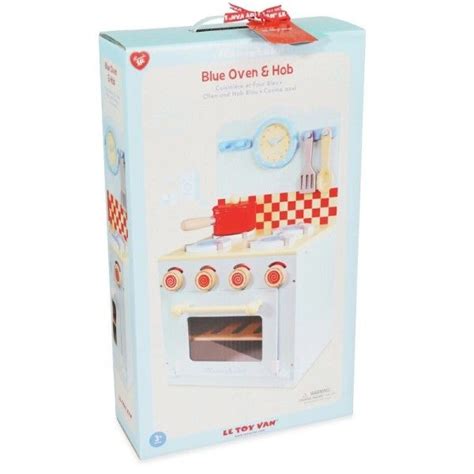 Dinette en bois Bleue Cuisinière avec Four Honey Bake Le Toy Van