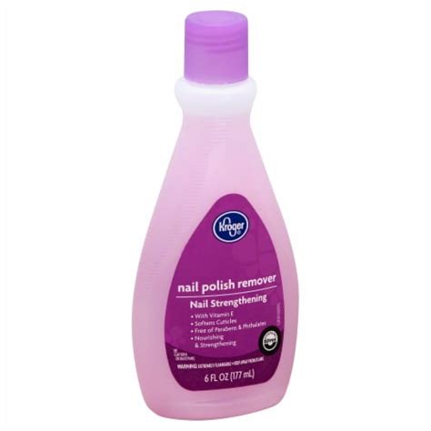 Kroger Strengthening Nail Polish Remover Fl Oz King Soopers