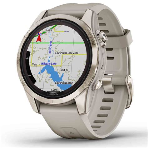 Garmin Fenix S Pro Sapphire Solar Edition Titane Light Gold