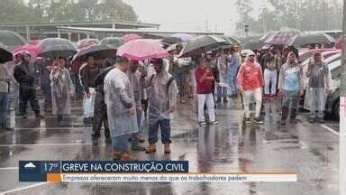 Jornal Tribuna 1ª Edição Trabalhadores da construção civil de Cubatão