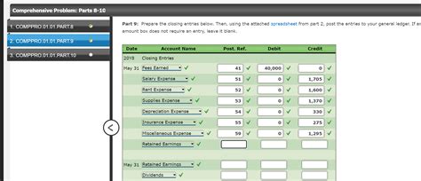 Solved Comprehensive Problem Parts Chegg