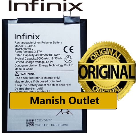 Original Infinix Bl Kx Battery For Infinix Note X B Mobile