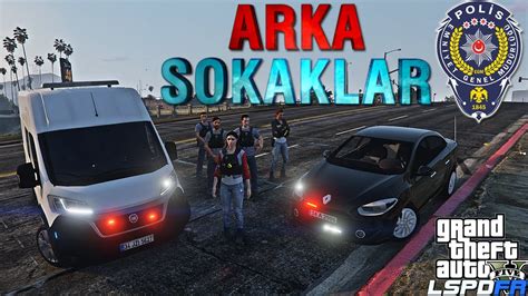GTA 5 ARKA SOKAKLAR OLAY YERİNDE ÇATIŞMA LSPDFR 8 YouTube