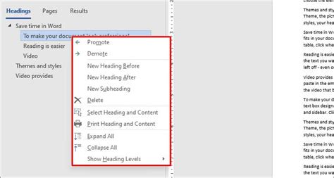 Navigation Pane In Word How To Use It