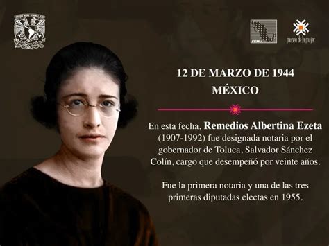 Museo de la Mujer on Twitter MujeresEnLaHistoria Efemérides 12 de