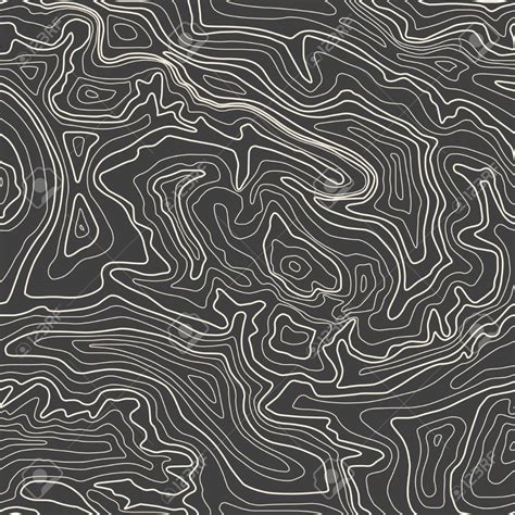 Topographic Map Vector Illustration Seamless Pattern Stock Vector