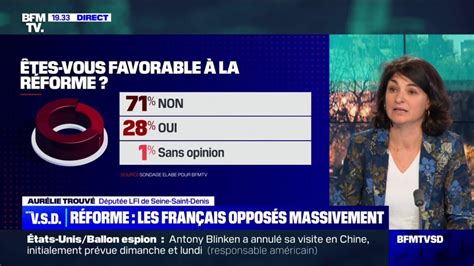 Aurélie Trouvé LFI On est dans un moment historique de rejet par