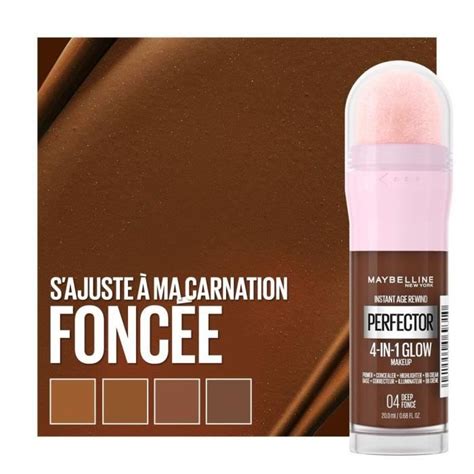 MAYBELLINE New York Perfecteur De Teint Illuminateur 4 En 1 04 Deep