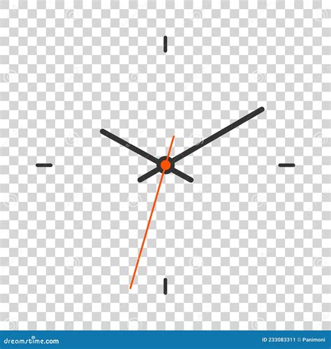 Icono De La Cara Del Reloj En Temporizador Minimalista De Estilo Plano