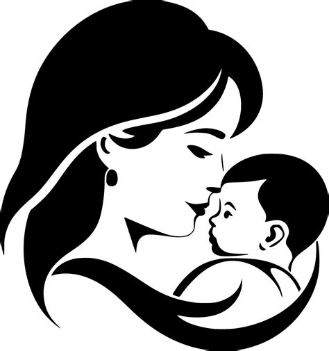 mamá alto calidad vector logo vector ilustración ideal para