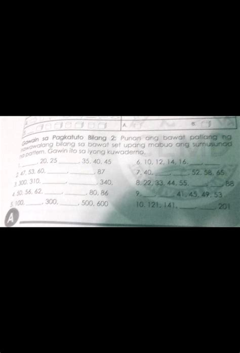 SOLVED Gawain Na Pagkatuto Bilang 2 Punan Ang Bawat Patlang Ng