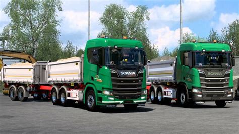 ETS2 Scania PGRS Tipper Chassis Add Ons