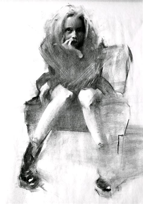 Charcoal Figure Drawing Drawing Rjuuc Edu Np