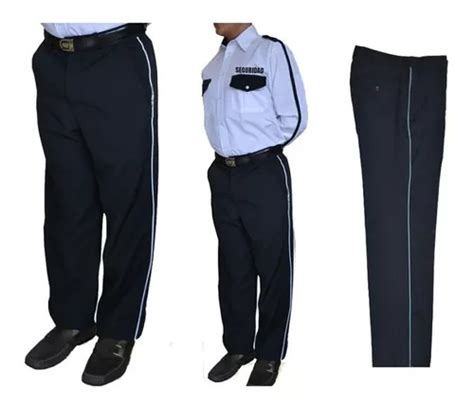 Pantalon De Vestir Con Franja Para Policía Vigilante Seguridad Privada