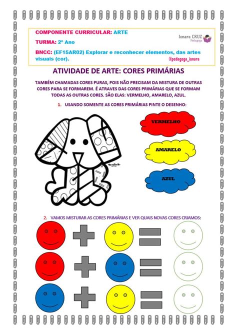 Plano De Aula Sobre Cores Maternal Image To U