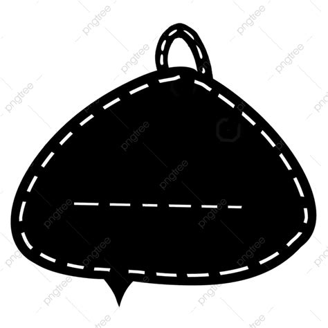 Hand Drawn Dialog PNG Transparent Black Cute Cartoon Hand Drawn Dialog