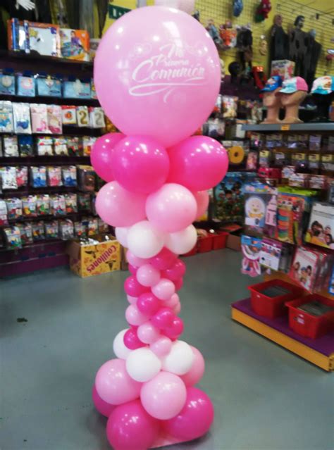 Columna Globos Colores a Elegir Remate Comunión DISFRALANDIA