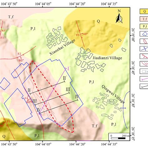 Engineering Geological Map Of The Study Area 1 Quaternary 2