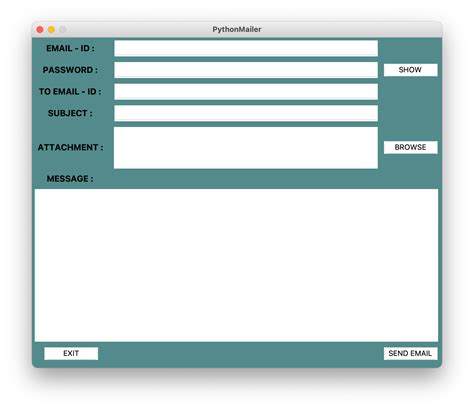 github abhijithwarrier pythonemailsender python gui to send email with multiple attachments