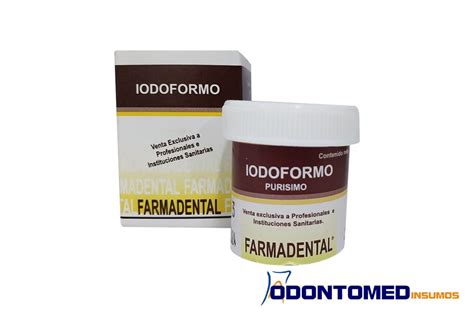 IODOFORMO ANTISÉPTICO FARMADENTAL Odontomed Insumos