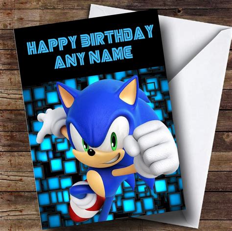 Printable Sonic The Hedgehog Birthday Card Printable Word Searches