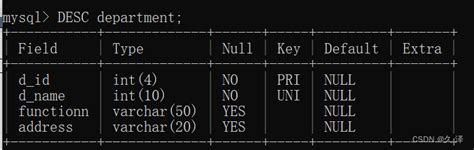 mysql第一章节ddl数据定义语言的操作（ddl 数据库操作，ddl 操作表 查询，ddl 操作表 修改 数据库的基本类型） csdn博客