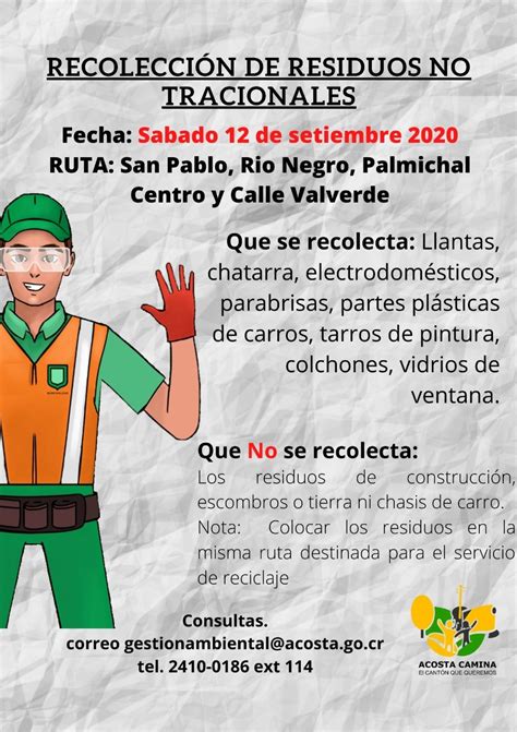 RECOLECCIÓN DE RESIDUOS NO TRADICIONALES