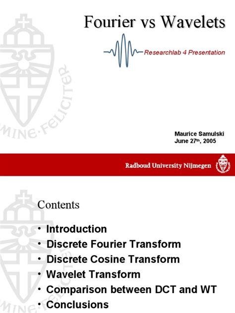 the meaning of wavelets pdf fourier transform wavelet