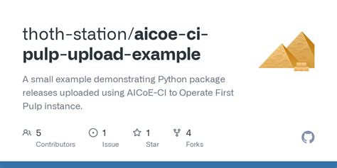 Github Thoth Station Aicoe Ci Pulp Upload Example A Small Example