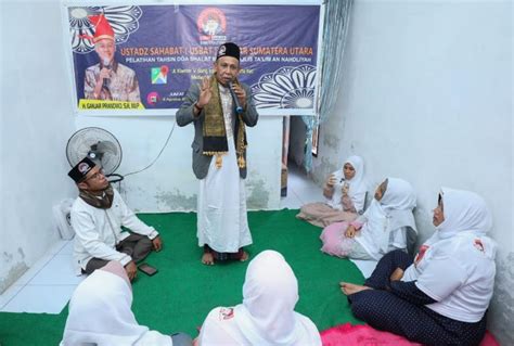 Usbat Ganjar Sumut Gelar Pelatihan Tahsin Doa Shalat Mayit Bagi Warga Medan