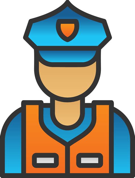 Security Guard Vector Icon Design 16497592 Vector Art At Vecteezy